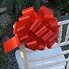 Large Red Ribbon Pull Bows - 9" Wide, Set of 6, Veteran's Day ...