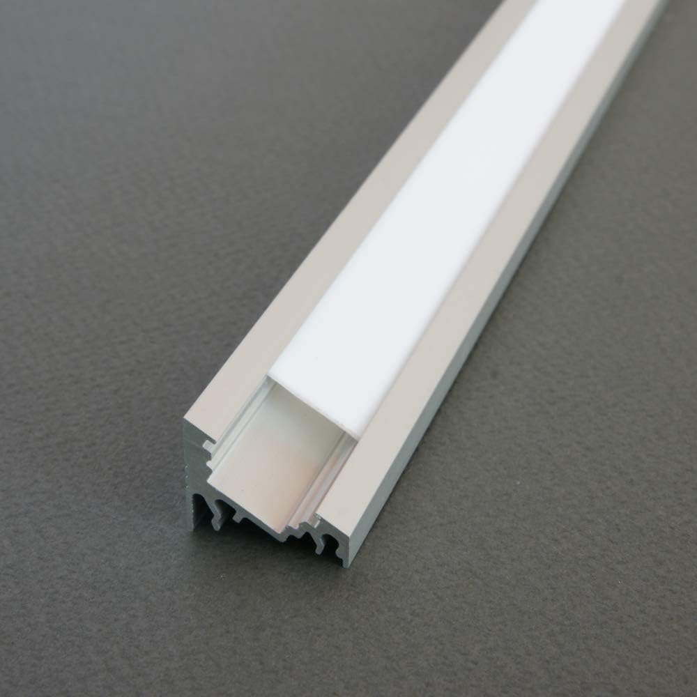 LEDsikon® LED Profil CORNER-T ALU Aluprofil Aluminium Profil 2Meter für ...