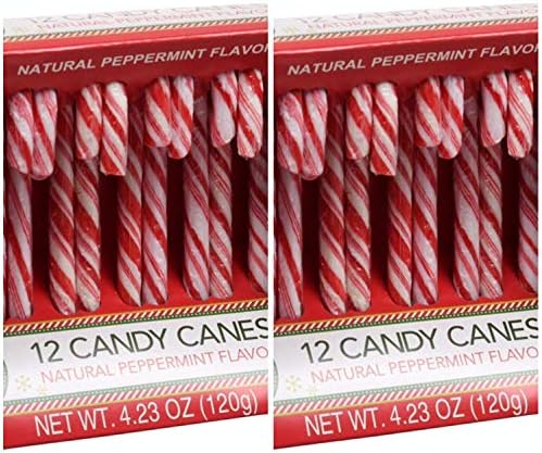 Original Peppermint Candy Canes, (2 PACK)- (24 Canes Total) price in ...