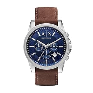 Armani Exchange AX2501 Watch, Men, Brown Leather: Armani Exchange ...