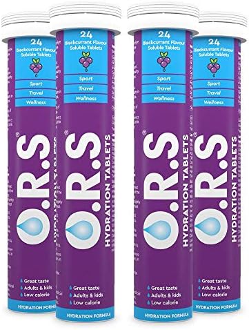 O.R.S Hydration Tablets with Electrolytes, Vegan, Gluten and Lactose ...