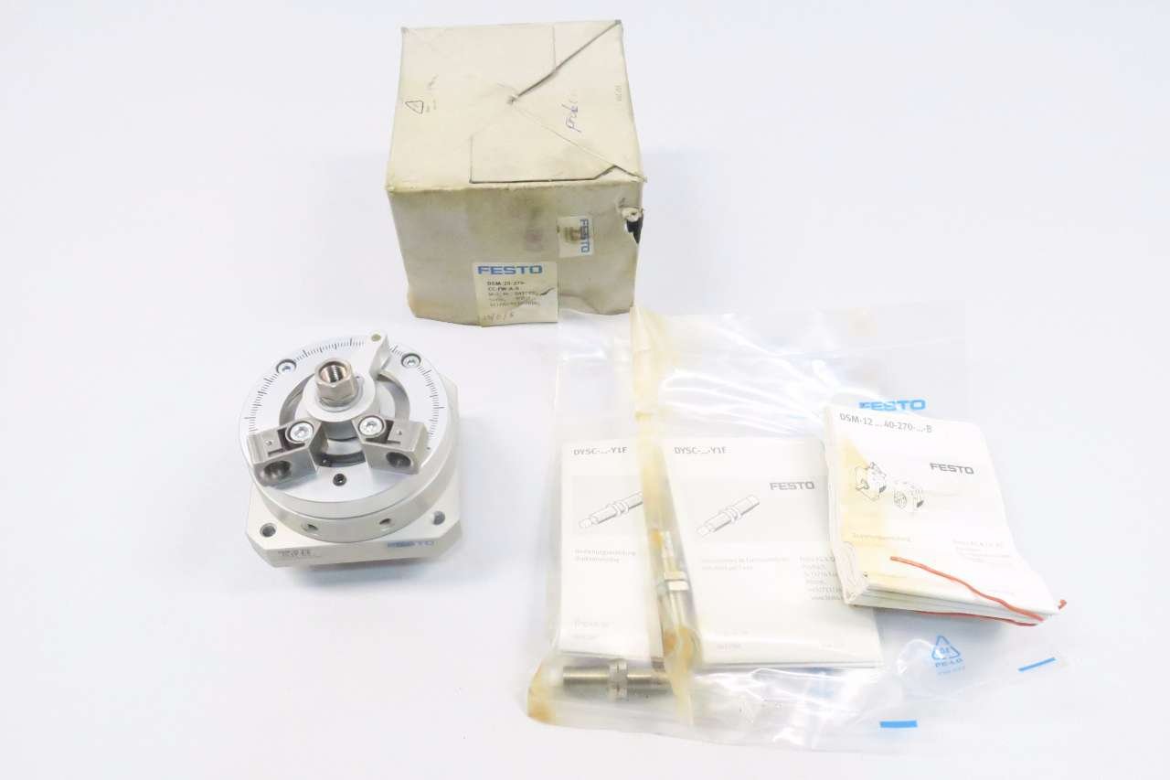 FESTO DSM-25-270-CC-FW-A-B ROTARY ACTUATOR CYLINDER 25MM 270DEG D549225 ...
