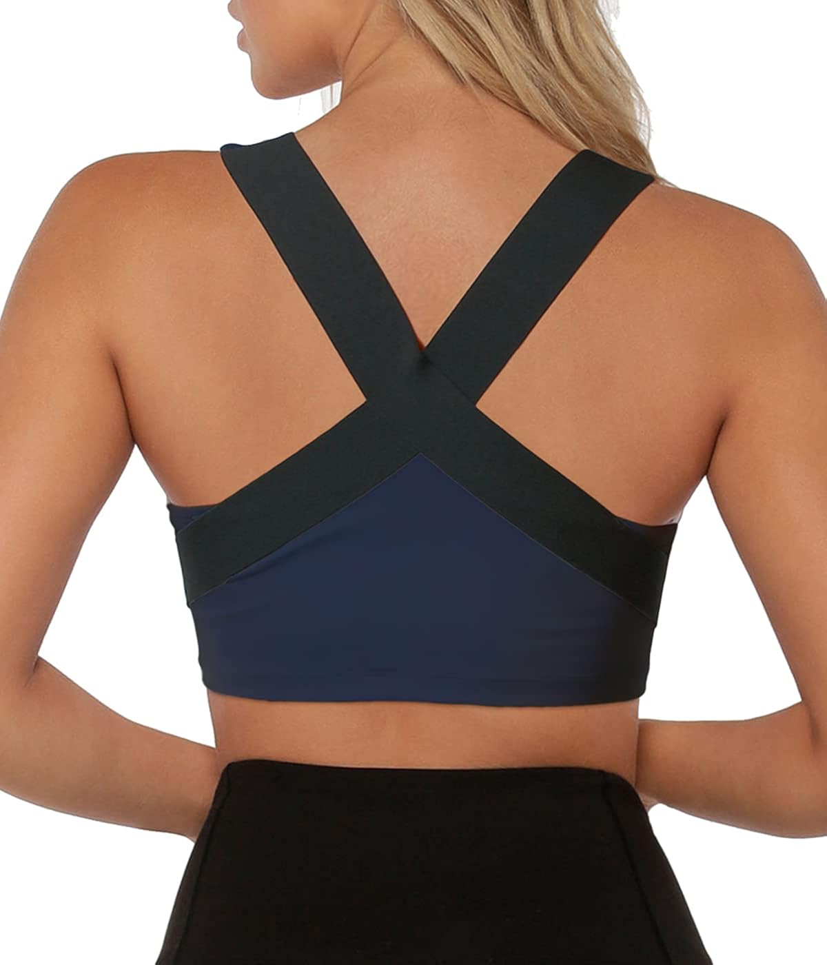 Snailify Womens Criss Cross High Neck Sports Bra NVY01 XL Amazon ca Snailify Womens Criss Cross High Neck Sports Bra NVY01 XL Amazon ca
