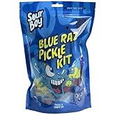 Amazon.com : Blue Raspberry Pickle Kit With Takis-Mexican Candy Gift ...
