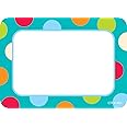 Amazon.com : Creative Teaching Press Labels, Dots on Turquoise (4516 ...
