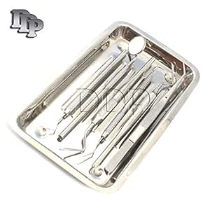 Amazon.com: DDP DENTAL CLEANING INSTRUMENT SET W SCALER TRAY ...