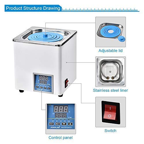 4YANG Digital Thermostatic Water Bath Lab Water Bath,Electric digital ...