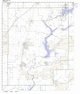Amazon.com: Mayes County, Oklahoma OK ZIP Code Map Not Laminated: Home ...