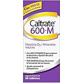 Caltrate Suplemento de Calcio 600 +D 600mg / 400 UI Frasco con 60 ...