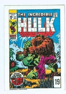 1978 Marvel Comics trading card #19 The Incredible Hulk at Amazon's ...