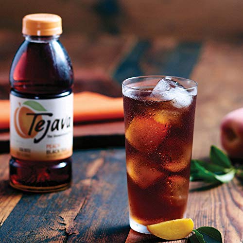 Tejava Original Unsweetened Black Tea Peach Flavor Pet Bottles, Award ...