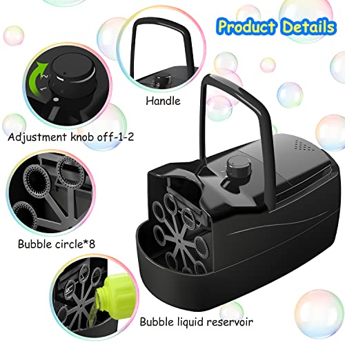 Bubble Machine, Automatic Bubble Blower Electronics Bubble Maker for ...