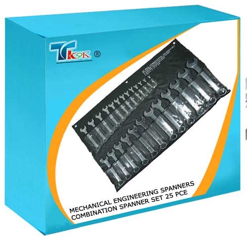 Buy TK9K® - Mechanical Engineering Spanners Combination Spanner Set 25 ...