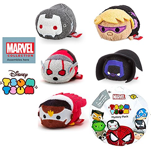 Buy Marvel Tsum Tsum Team Mini Plush 5 Super Hero Collection 3 1/2 ...