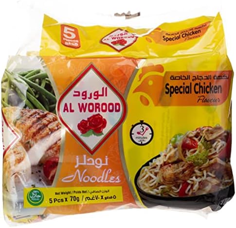 Al Worood Special Chicken Flavour Noodles, Pack Of 5 X 70G price in UAE ...