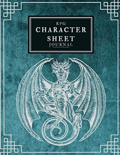 RPG Character Sheet Journal DnD 5e: (201 pages) Create and Track Your D ...