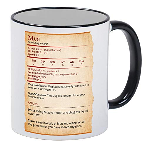 Amazon.com: Mug Stat Card Dungeons And Dragons Mug - 11oz Ceramic DnD ...