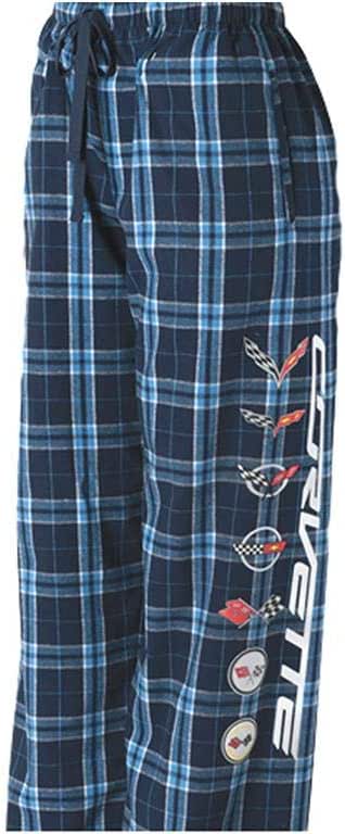 Corvette Generations Blue and Black Pajama Pants at Amazon Men’s ...