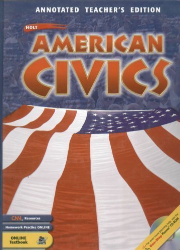 Holt American Civics: Annotated Teacher's Edition: William H Hartley ...