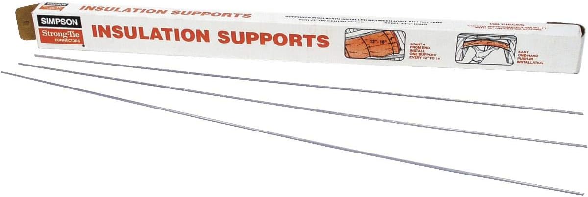 Simpson Strong Tie IS24-R100 24-Inch OC Insulation Supports, 100-Pack ...