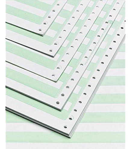 Continuous Feed Computer Paper Sparco Computer Print-Out Paper Laser ...