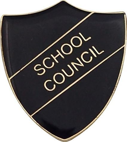 10 x Traditional School Council Badges FREE shipping Black colour ...