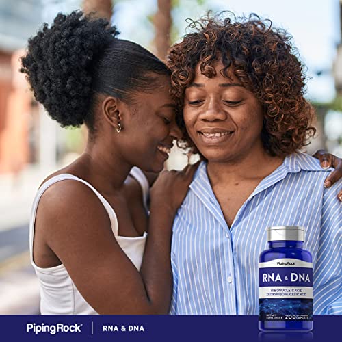 Piping Rock RNA DNA Supplement | 200 Capsules | Ribonucleic Acid ...