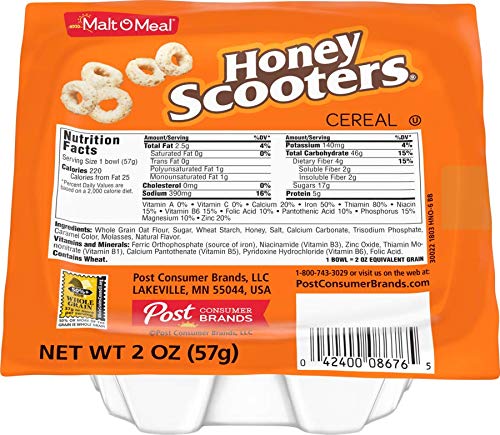 Honey Nut Scooters Cereal Nutrition Facts | Besto Blog