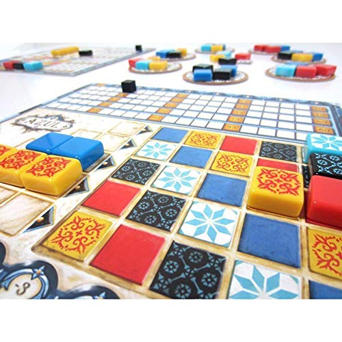 Azul Board Game - Strategic Tile-Placement Game for Family Fun, Great ...
