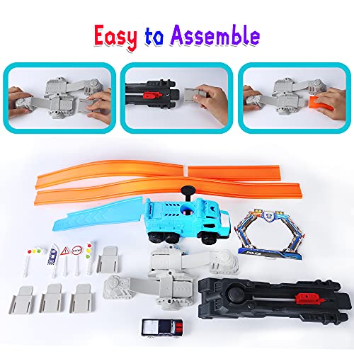Race Car Track Set for Kids, 36Pcs Race Tracks Educational Toys ...