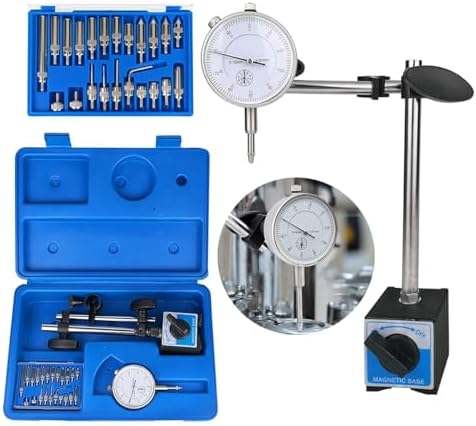 Dial Indicator Gauge Magnetic Base 22pcs Indicator Point Fine ...