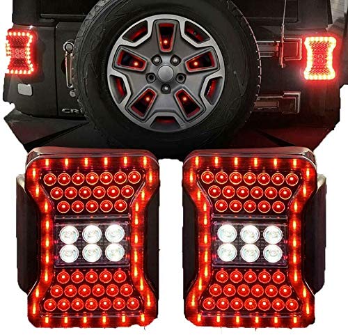 Buy FIREBUG Smoked JK Wrangler Tail Lights, JK Wrangler LED Tail Lights ...