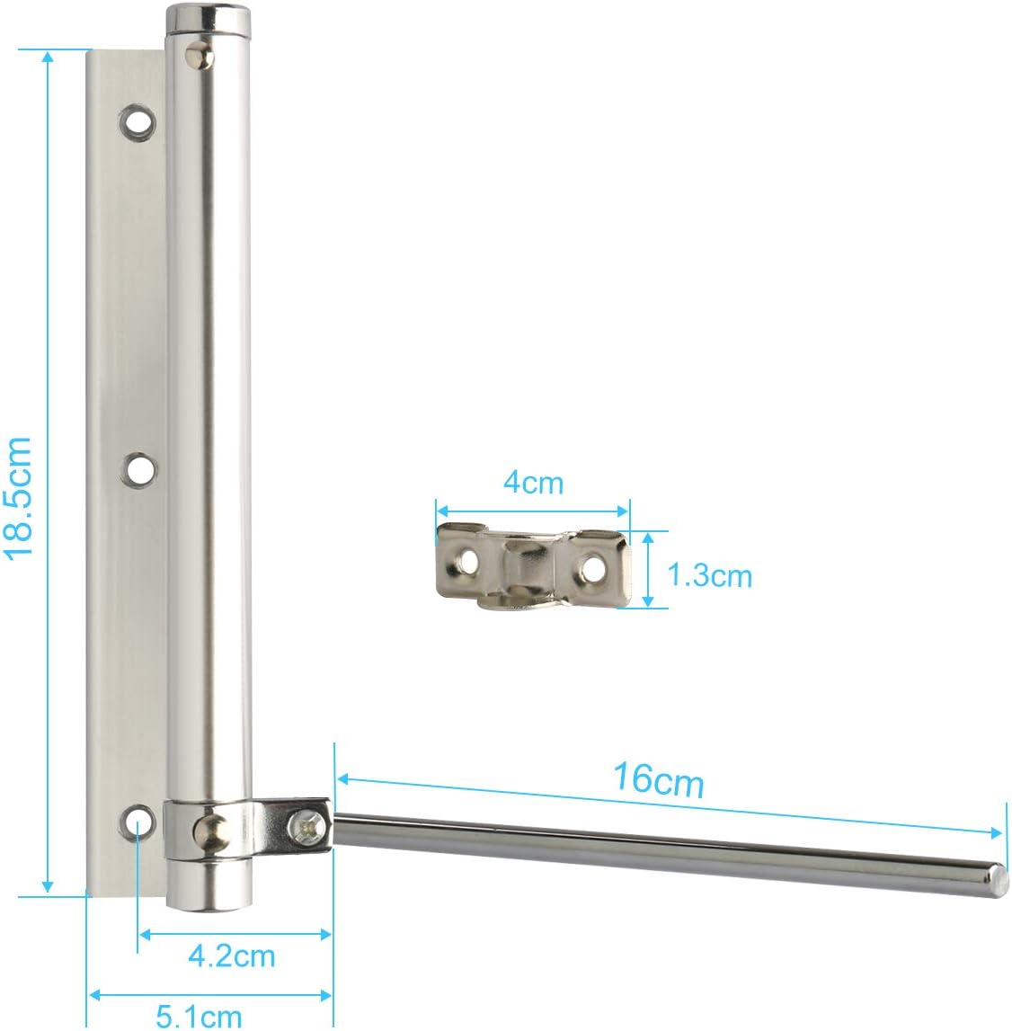 Onarway Light Duty Door Closer Springs Loaded Auto/Automatic Adjustable ...