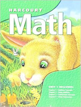 Harcourt Math, Unit 1, Grade 1: Harcourt: 9789997349224: Amazon.com: Books