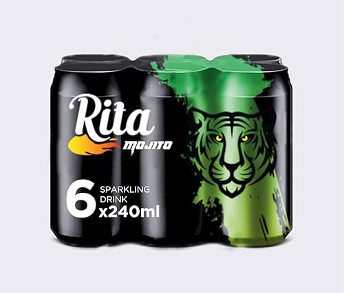 Rita Mojito Non-Alcoholic Sparkling Drink, Cans, 6 x 240 ml price in ...