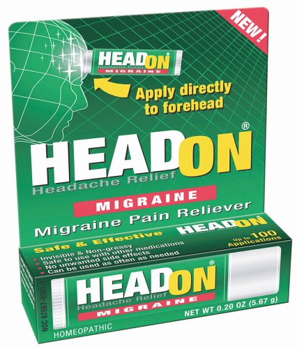 HeadOn - Apply Directly to Forehead Migraine Relief .2 oz (5.67 g ...