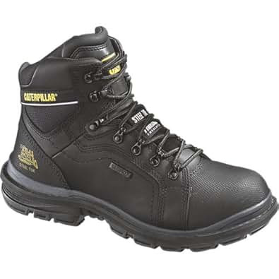 Amazon.com | Caterpillar Men's Black Manifold Waterproof Tough Boot ...