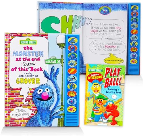Board Book Set Sesame Street Sound Bundle Sesame Street Activity ...
