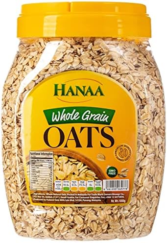 Hanaa Whole Grain Oats - 1000G price in Saudi Arabia | Amazon Saudi ...