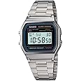 Casio Men's A158W-1 Classic Digital Stainless Steel Bracelet Watch : Casio: Amazon.ca: Clothing ...