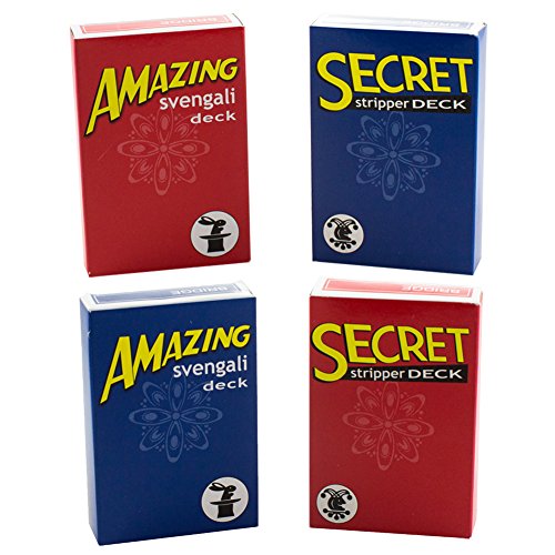 Buy Magic Makers Amazing Svengali and Secret Stripper Deck Kit, Hundreds of Possible Tricks From ...