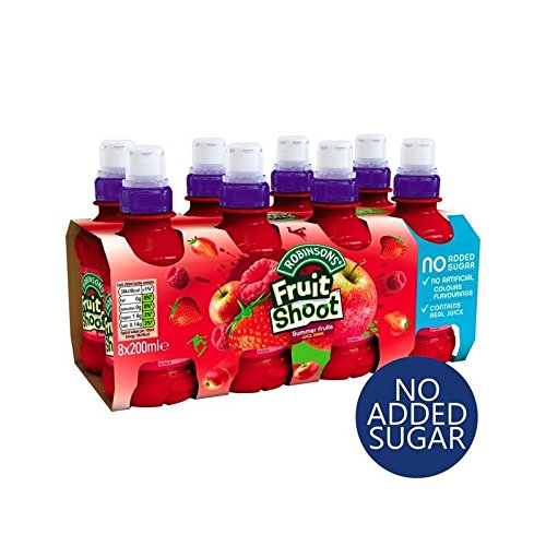 Amazon.com : Robinsons Fruit Shoot Summer Fruits No Added Sugar 8 x ...