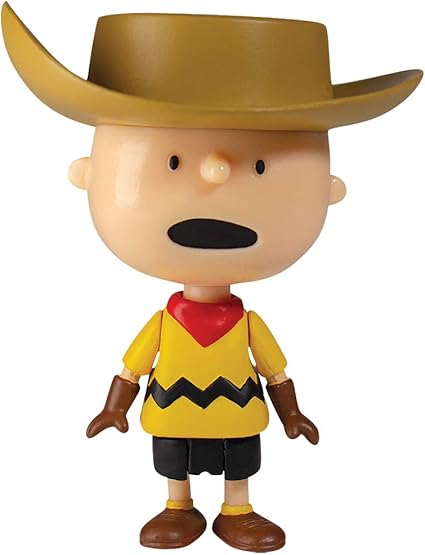 Amazon.com: Super 7 Peanuts Cowboy Charlie Brown Reaction Collectible ...