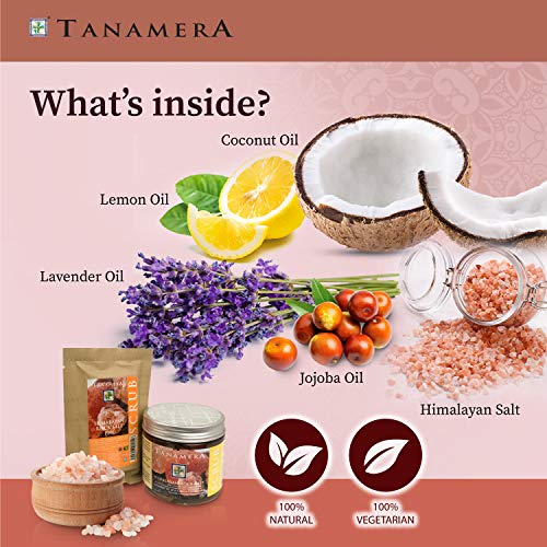 Tanamera Body Scrub 100% Natural Exfoliating Body and Face Souffle for ...