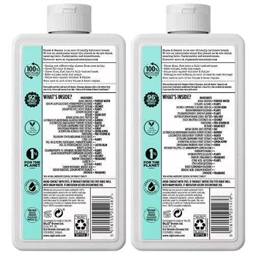 Mua RR Hair Rhyme & Reason Volume and Boost Shampoo and Conditioner SET ...