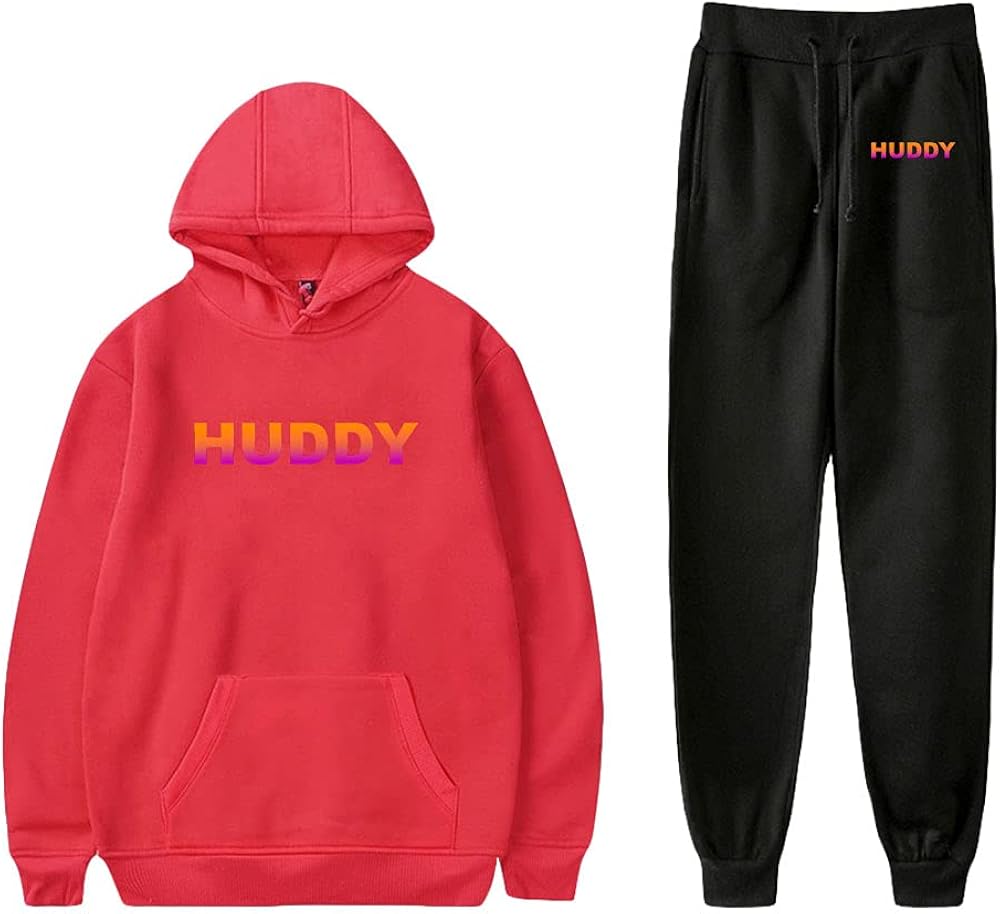 Unizka Lil Huddy Sudaderas Conjuntos Singering Sudaderas Pantalones Hip ...