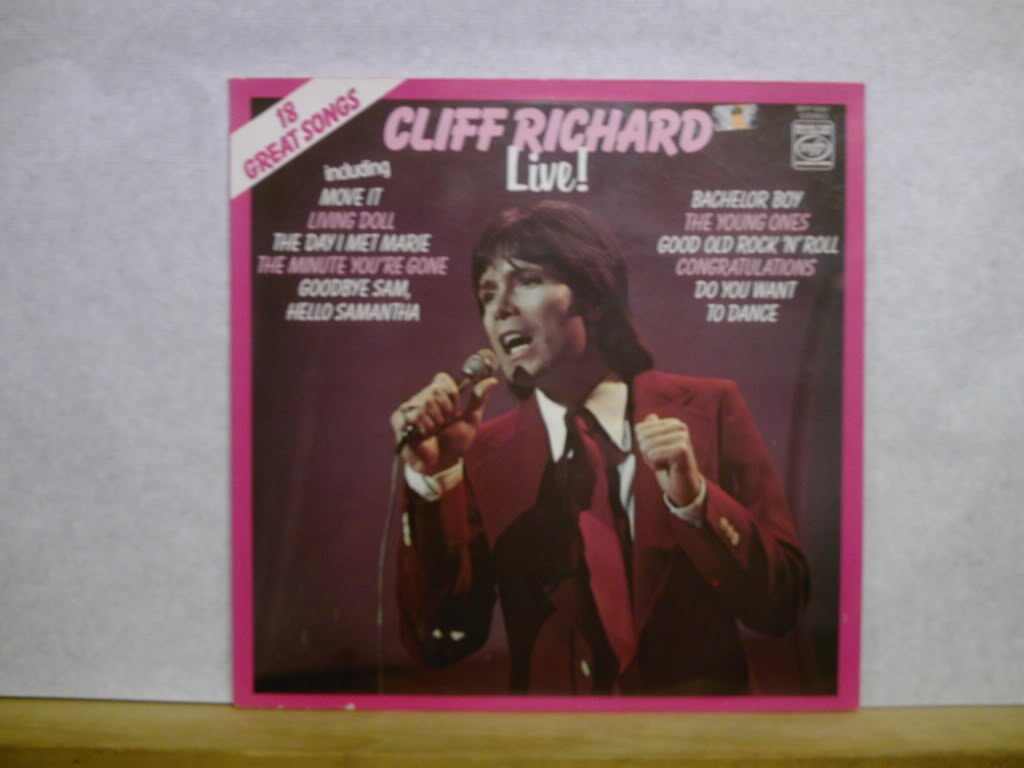 Cliff Richard - Live! - Cliff Richard LP - Amazon.com Music