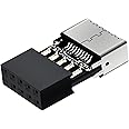 Amazon.com: COMeap USB 2.0 to USB 3.2 Gen 1 Header Adapter for Mainboard with Type E Key-A ...