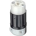 Leviton ML3-C 15 Amp, 125/250 Volt, Locking Connector, Non-Grounding ...