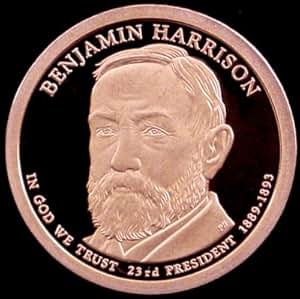 Amazon.com: 2012-S Benjamin Harrison PROOF Presidential Dollar Coin ...